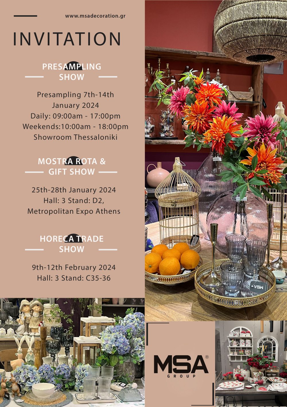 Mostra Rota Invitation 2024 – MSA Decoration